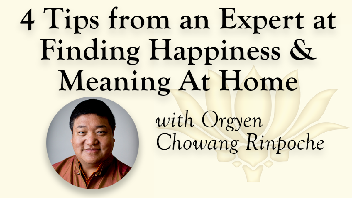 4 Tips from an Expert at Finding Happiness & Meaning at Home - Pristine Mind Foundation